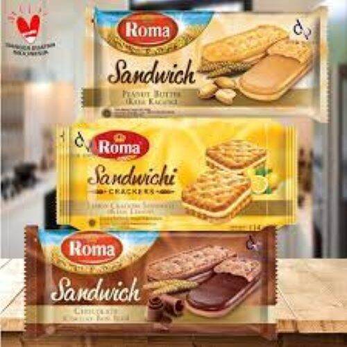 ROMA SANDWICH CRACKERS LEMON 120gr | Lazada Indonesia