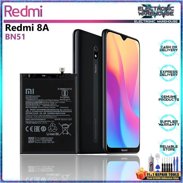 Battery for Redmi 8A Model BN51 5000mAh Capacity | Lazada PH