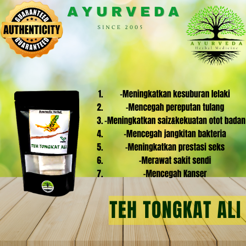 Ayurveda Teh Herba Tongkat Ali Putih 30 Uncang ORIGINAL*labtest ...
