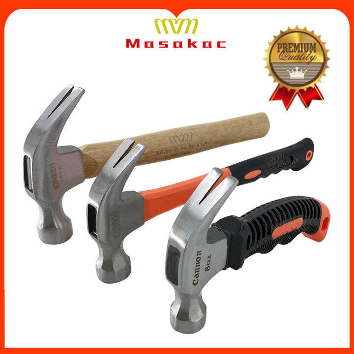 Claw Fiberglass Hammer Mini Hammer Claw Hammer Wood Handle Martilyo ...