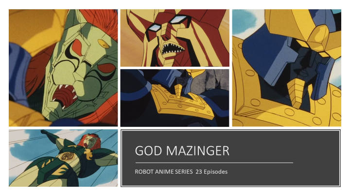 God Mazinger Robot Anime Complete 23 Episodes Video Collection with ...