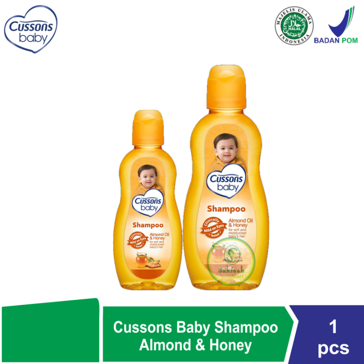 Cussons Baby Shampoo Almond & Honey - Sampo Bayi 50ml / 100ml | Lazada ...