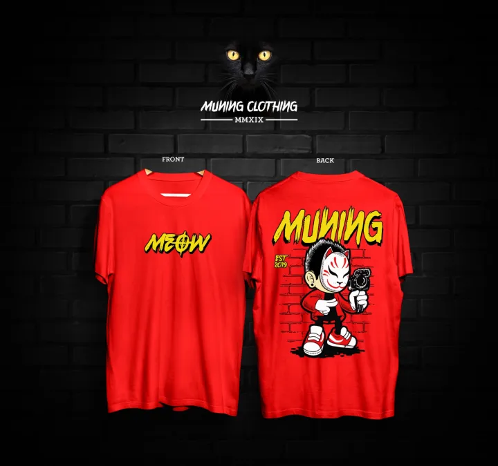Muning Clothing 1st V (red edition) | Lazada PH