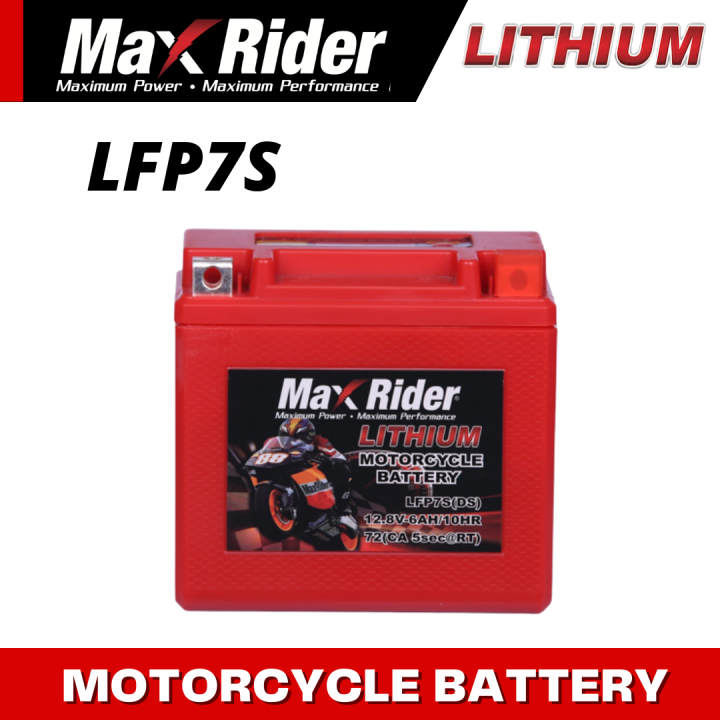 MaxRider Lithium LFP7S (DS) Motorcycle Battery (12.8V-6Ah) MAINTENANCE ...