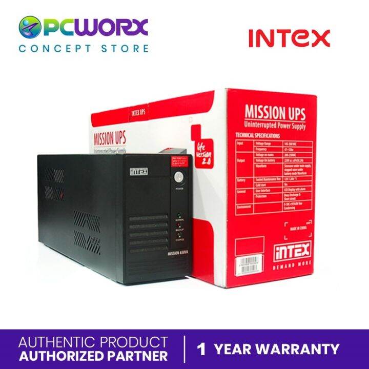 Intex 1050 VA Black | Power Supply unit | Lazada PH