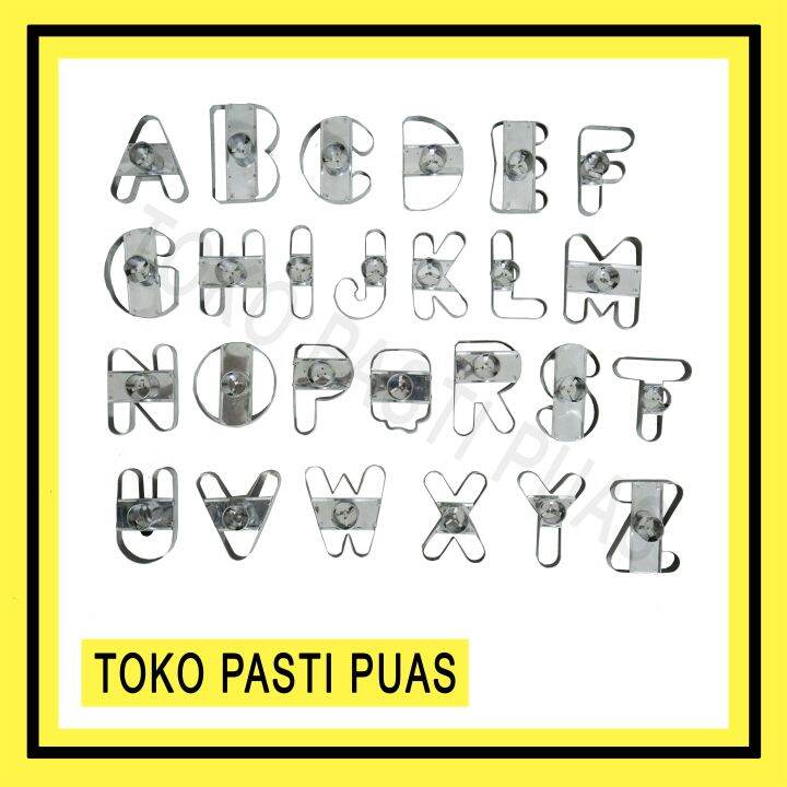 Cetakan Donat Motif Karakter Huruf Abjad Stainless Steel | Lazada Indonesia