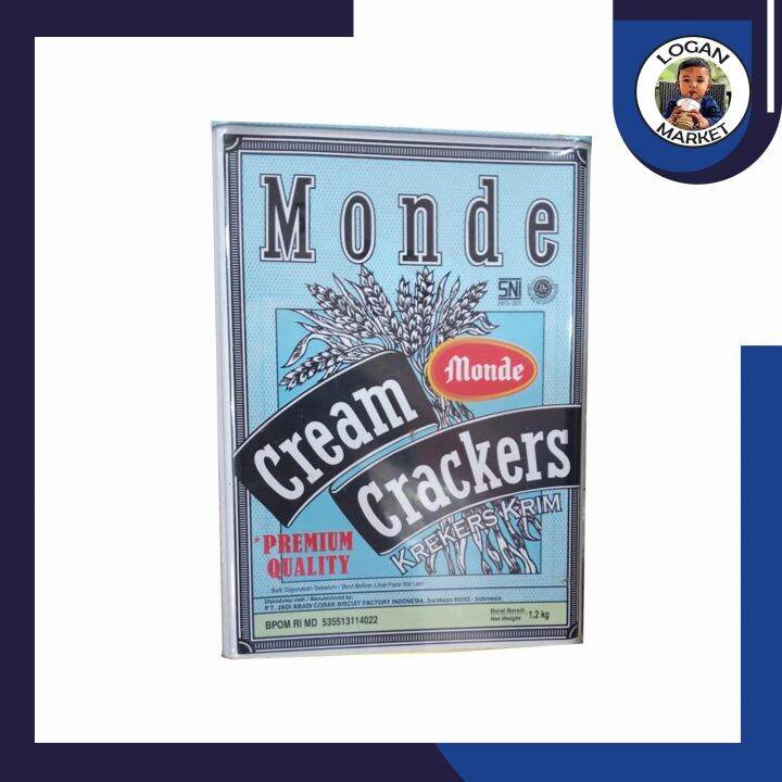 Monde Cream Crackers Kaleng 1200gr 1.2kg 1,2kg | Lazada Indonesia