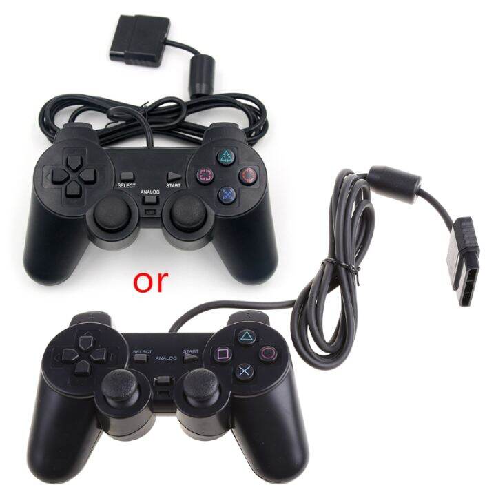 Double Vibration PS2 Motor Gamepad Remote Wired Joystick Compatible ...