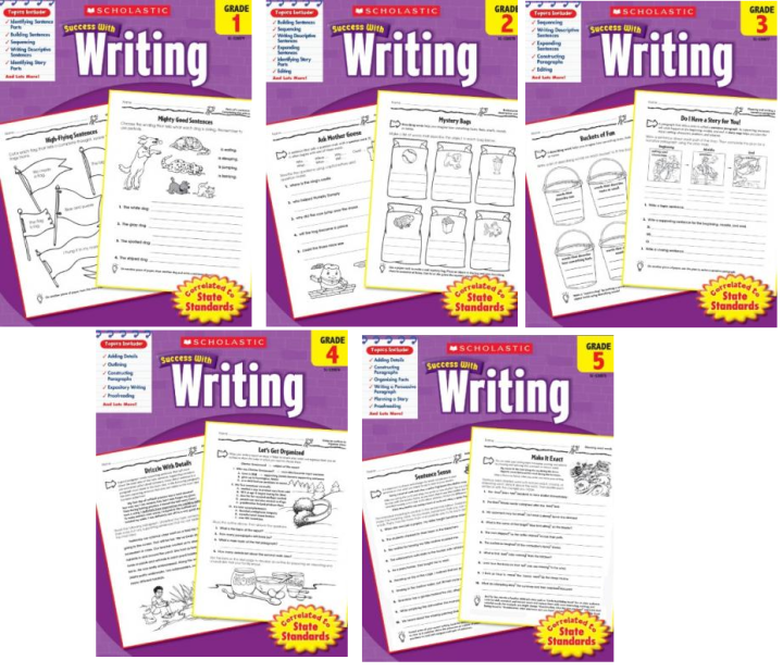 Scholastic Success With Writing Grade 1 - 5 | Lazada