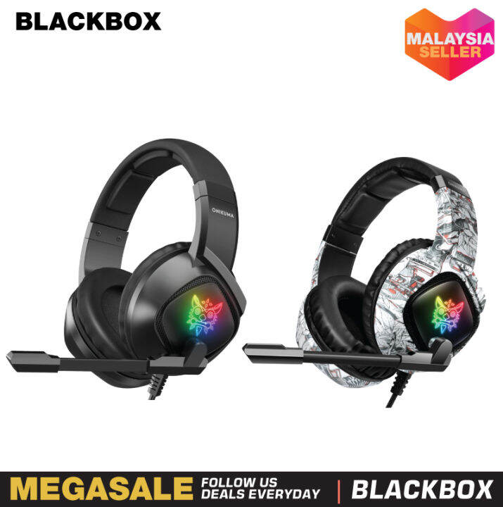 Onikuma K19 Professional Game Headphone with Mic RGB LED Backlight ...