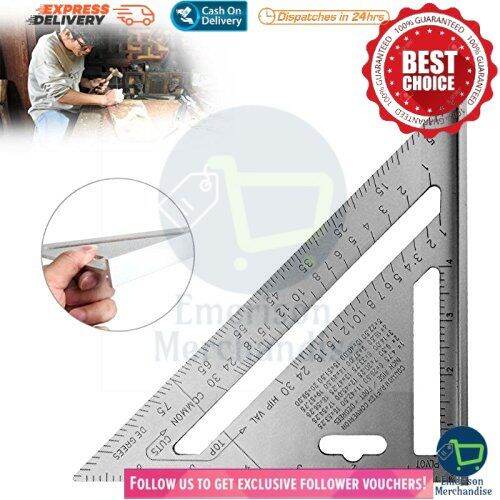 EMerison EM0549 7 inches Non Magnetic Triangle Aluminum Square ...