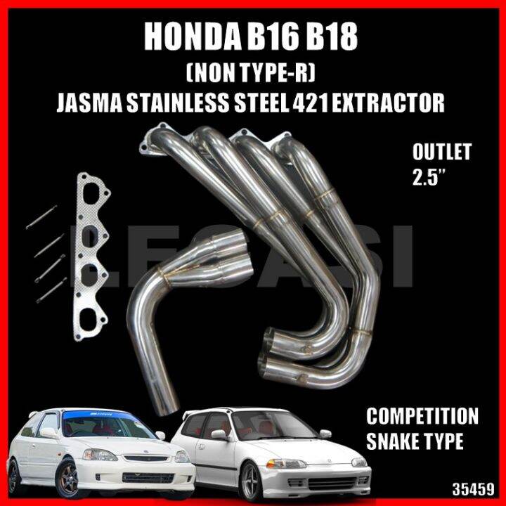 Honda Civic B16 B18 (Non Type-R) JASMA Stainless Steel Competition ...