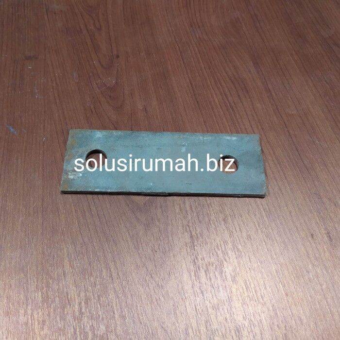 PERPCS PLAT LURUS 17X5CM +- JARAK LB 10CM BESI KLEM PISAH KOTAK U KAYU ...