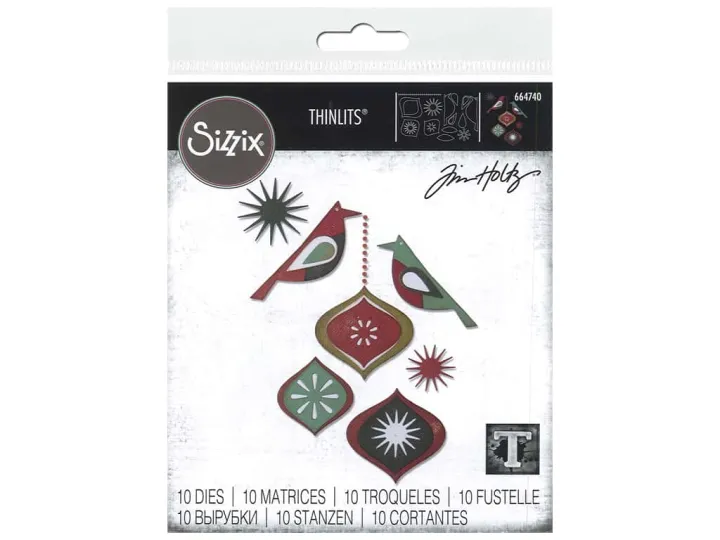 Sizzix Dies Tim Holtz Thinlits Ornamental Birds | Lazada PH