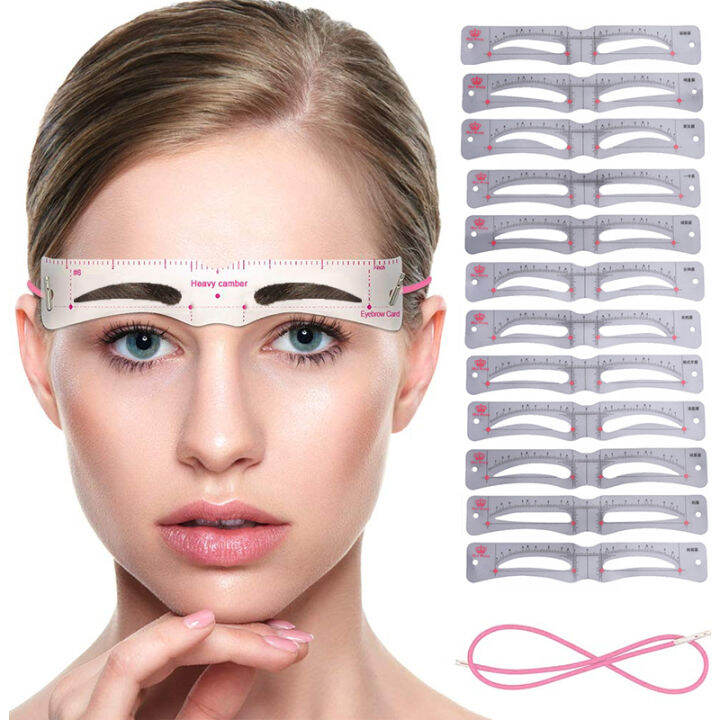 MAGEFY Various Shapes Eyebrow Card Eyebrow Pencil Eyebrow Drawing ...