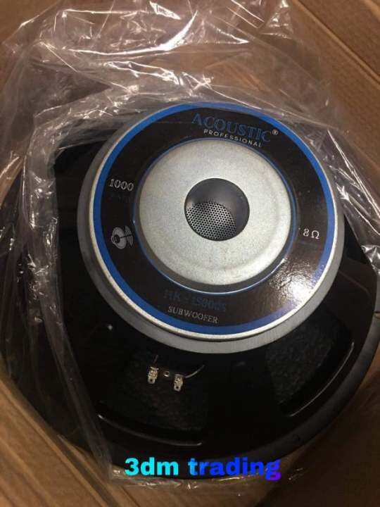 1000WATTS ACOUSTIC PROFESSIONAL SUBWOOFER HK-15000S 15" SPEAKER | Lazada PH