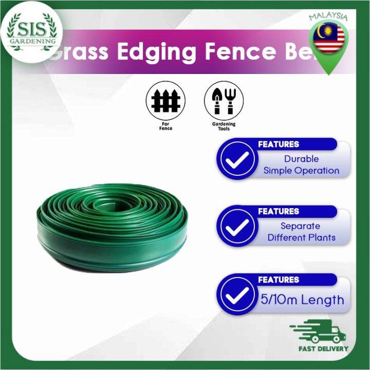 Grass Edging Fence Belt Border Garden Lawn Stone Isolation Path Barrier ...