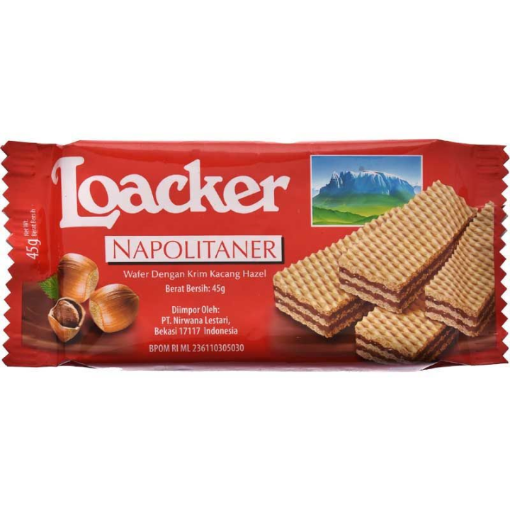 Loacker Wafer Napolitaner 45g | Lazada Indonesia