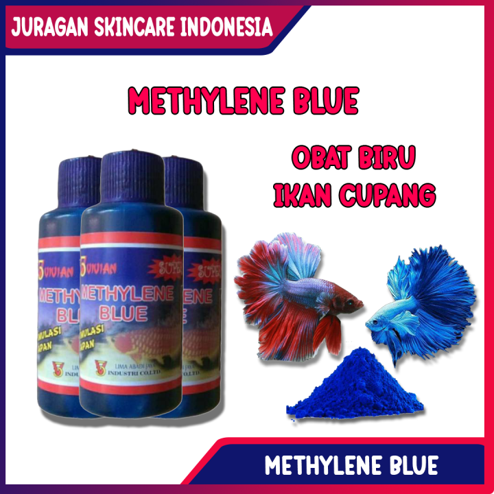 TERBUKTI AMPUH !! - Methylene blue Original / Obat Cupang Biru Anti ...