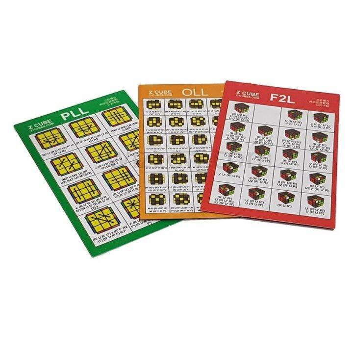 Z-Cube CFOP Duplex Card Sheet of 3 (Card) | Lazada PH