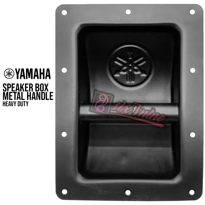 Yamaha Baffle Metal Handle Big Speaker Box Large Black | Lazada PH