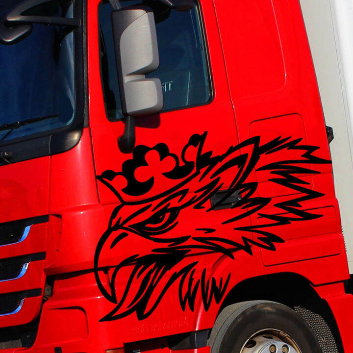 120cm x 59cm Foil Sticker Black Scania Sticker Truck KX037 ORACAL high ...