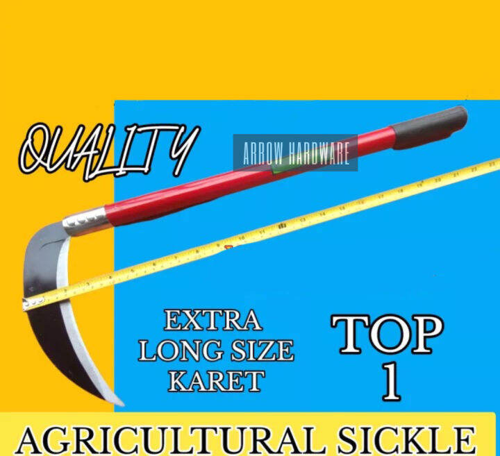AGRICULTURAL SICKLE EXTRA LONG SIZE JOSE PROFESSIONALS/ KARET /ORIGINAL ...