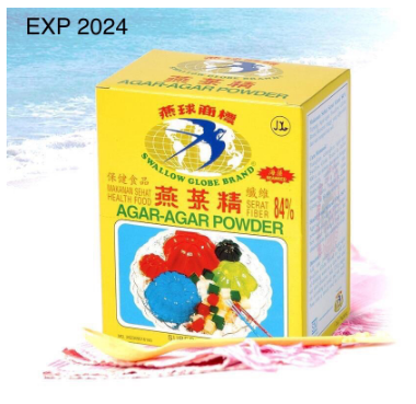JELLY -SWALLOW AGAR AGAR (Revised-1 box 12Sachet) /NUTRIJELL Fruits ...