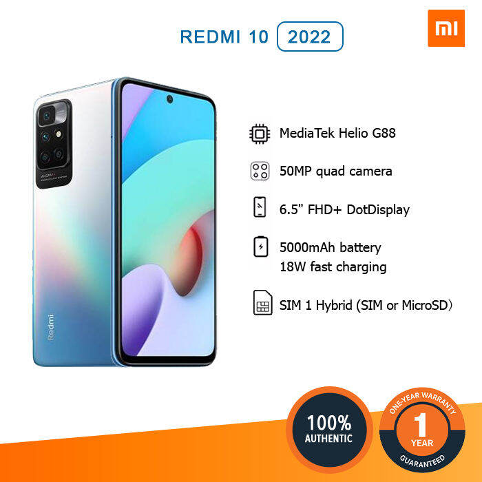 Xiaomi Redmi 10 (2022) 6GB +128GB Global Version | Lazada PH
