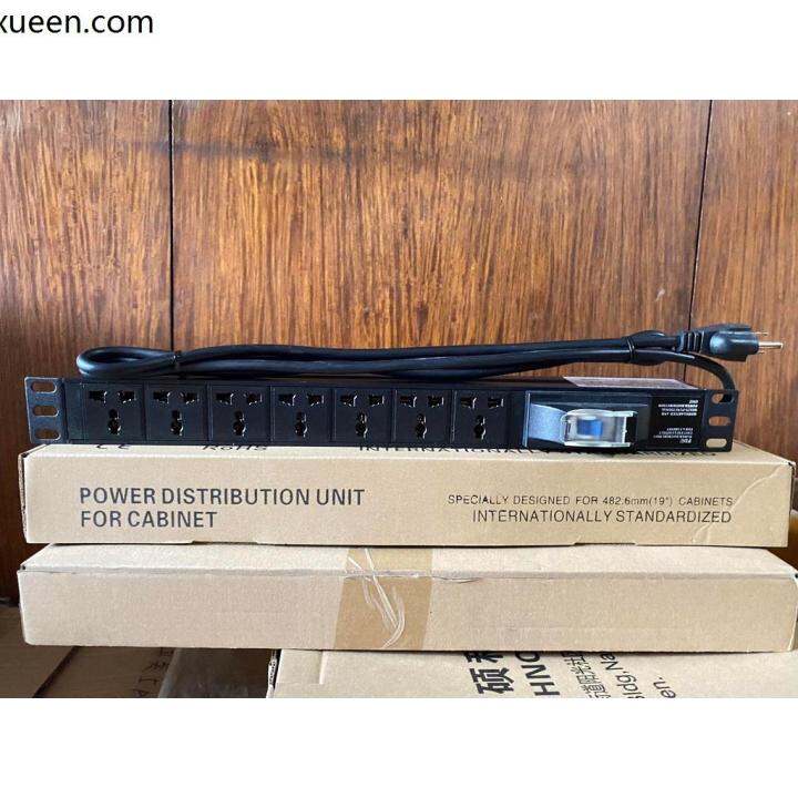 【READY STOCK】 7 Slots Universal ALLOY Rack Mount PDU Power Distribution Unit for Data Cabinet ...