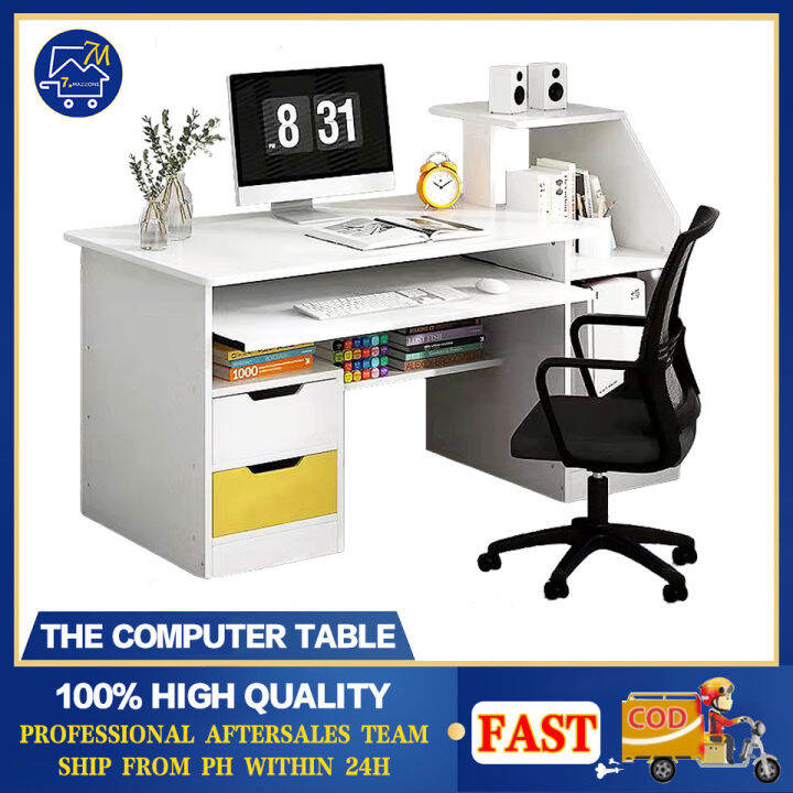 7 MAZZONE Computer Desk Writing Desk With Drawer Simple Modern Study ...