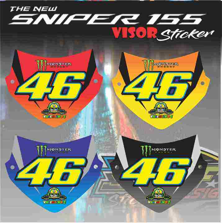 sniper 155 sticker visor | Lazada PH