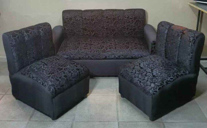 BULCASTER SOFA BLACK VELVET | Lazada PH