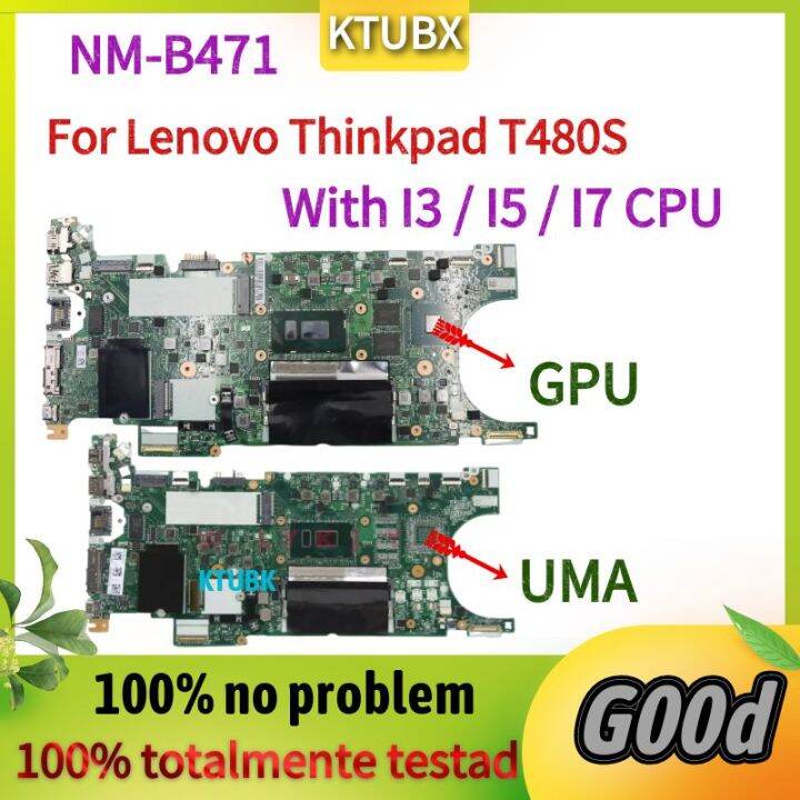 NM-B471 Motherboard For Lenovo Thinkpad T480S Laptop Motherboard With ...
