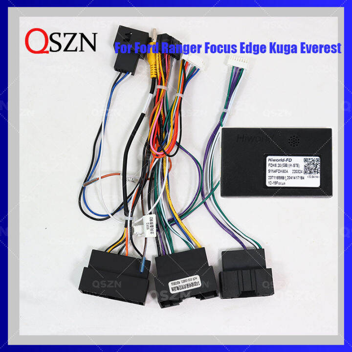 QSZN 16 PIN android Canbus Hiworld FDF2 Adaptor for Ford Ranger Focus ...