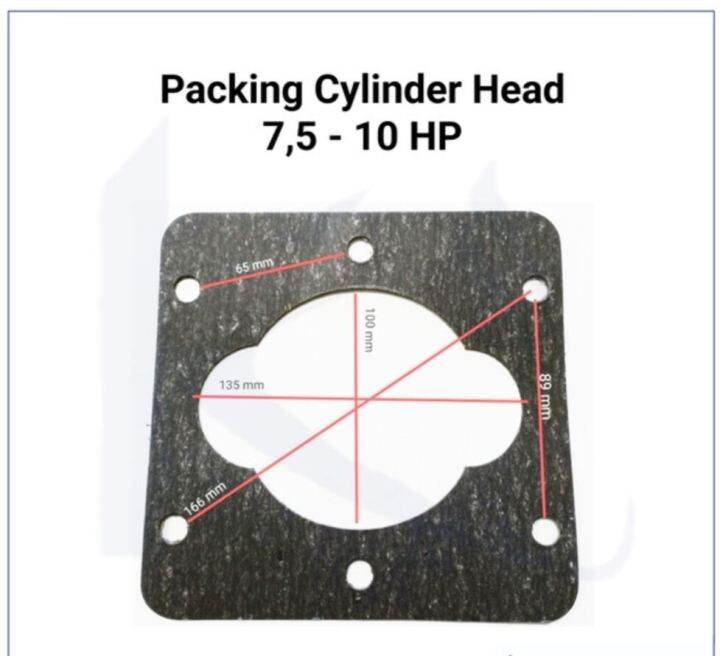 Packing Cylinder Head Kompresor Angin 7.5hp 10hp | Lazada Indonesia