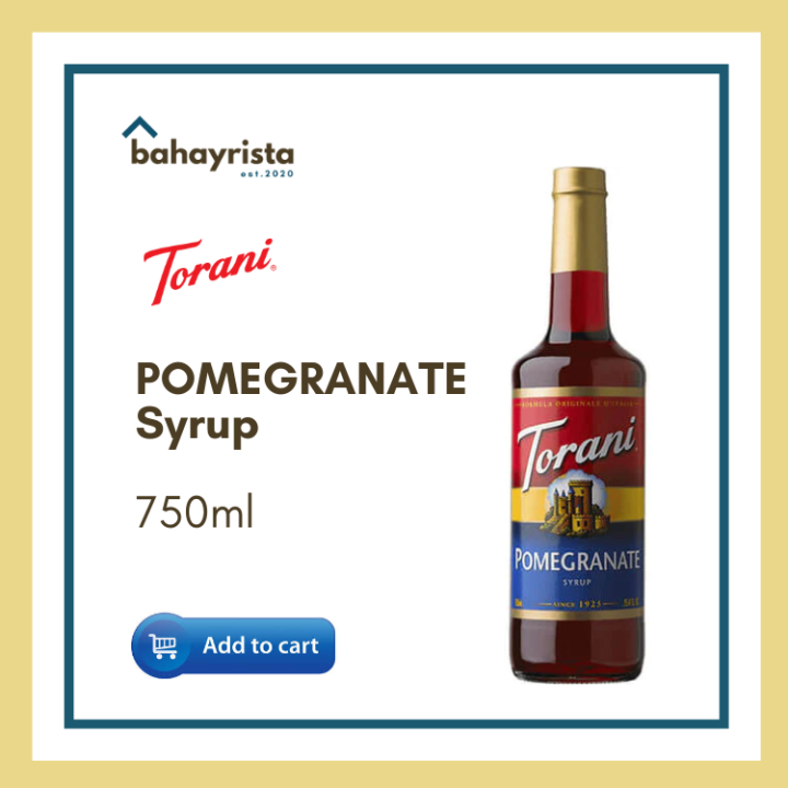 Torani Pomegranate Syrup 750ml | Lazada PH