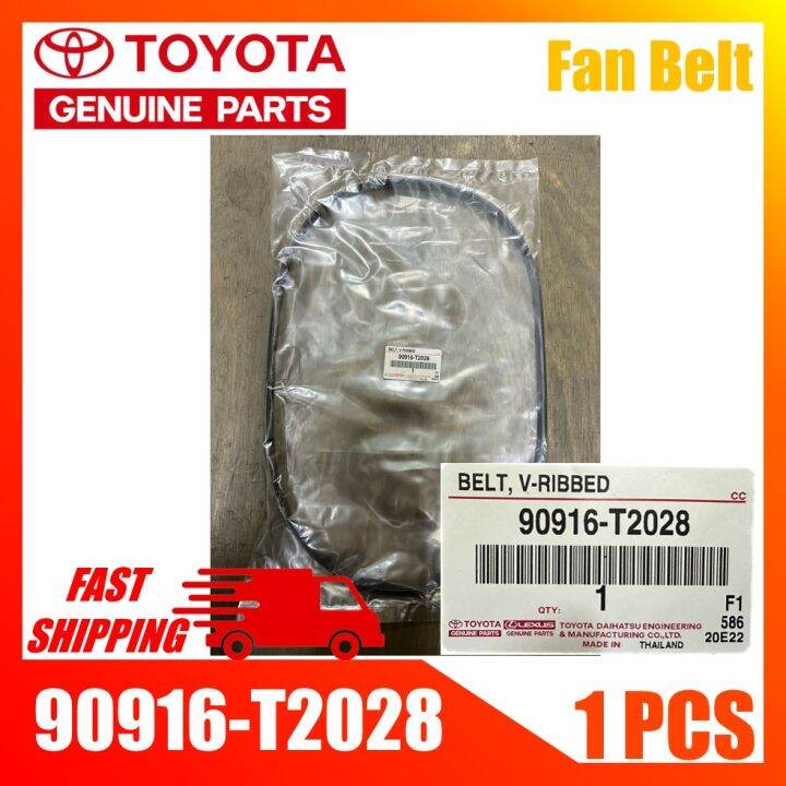 Original Toyota Fan Belt 90916-T2028 – Toyota / Fan Belt / Vitz NCP91 ...