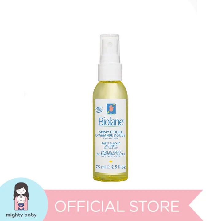 Biolane Sweet Almond Oil Spray 75ml | Lazada PH