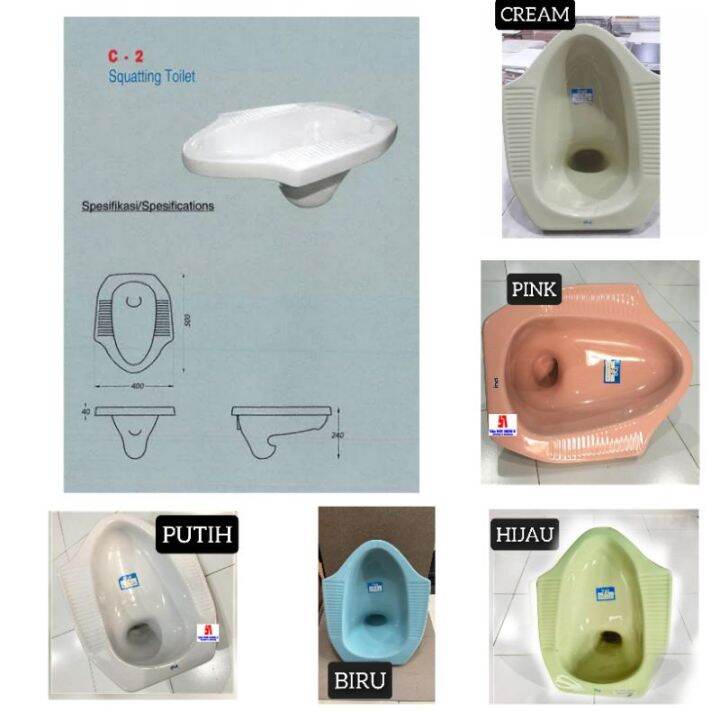INA C2 JONGKOK/ CLOSET JONGKOK INA C-2 BAGIAN TOILET | Lazada Indonesia
