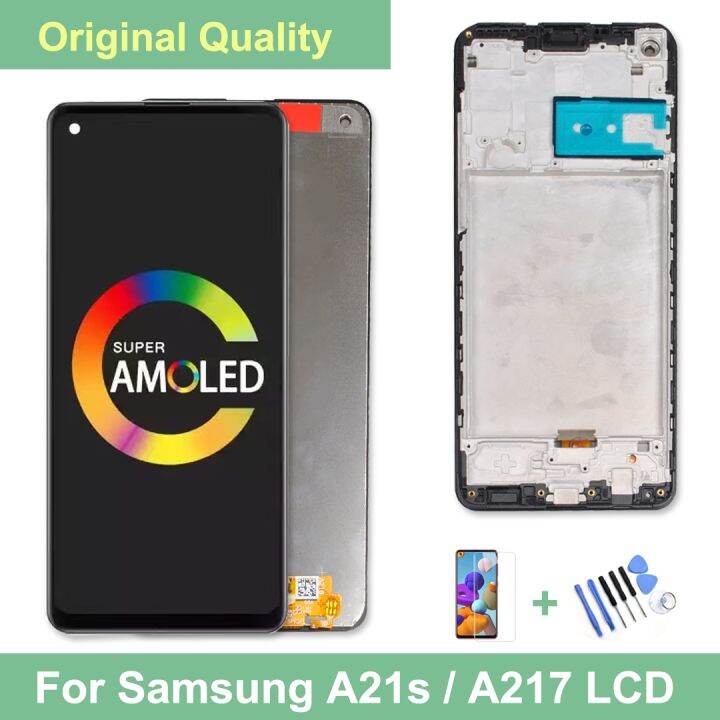 Display For Galaxy A21S LCD A217F/DS A217H 6.5 quot; Original For Samsung Galaxy A21S A217F A217 ...