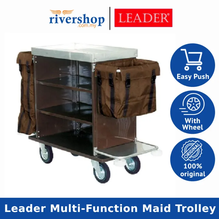 Leader Multi-Function Epoxy Powder Coating Maid Trolley MDT-206/EX(GR ...