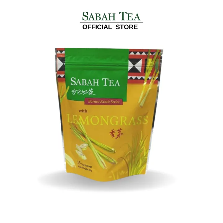 Sabah Tea Lemongrass Tea (2g x 15 Pot Bags) | Lazada