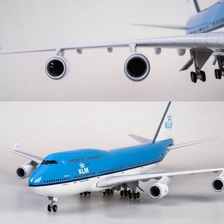 47CM 1/157 Simulation Alloy Boeing 747 B747 Airplane KLM Royal Dutch ...