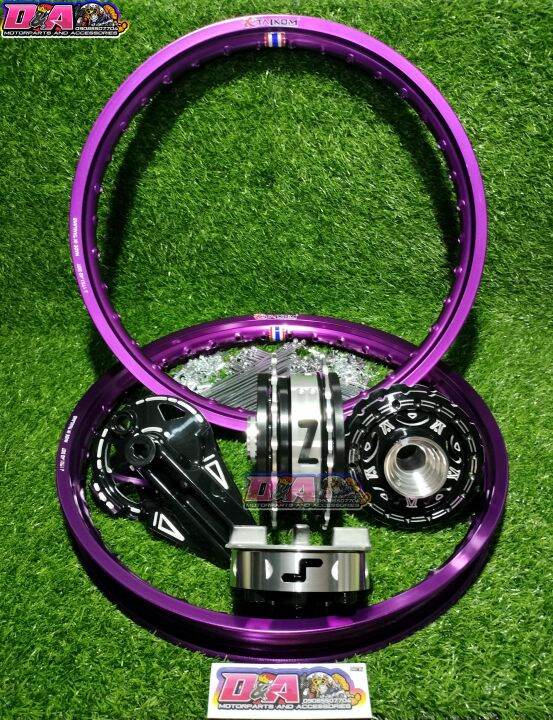 RIM SET 17s YASAKI LIGHTEN HUB SET (ARIETE) GEAR TYPE FOR HONDA WAVE ...