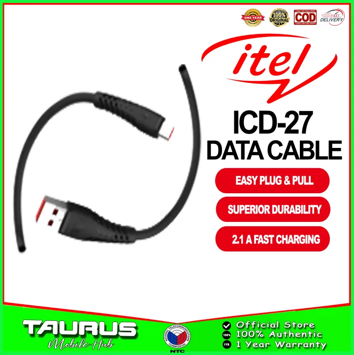 itel ICD-27, 2A Fast Charging Data Cable | Lazada PH