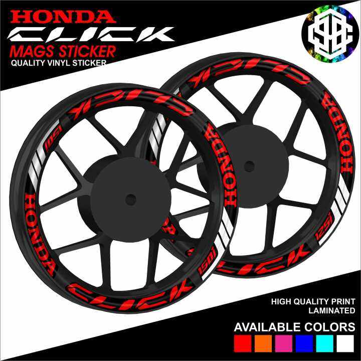 HONDA CLICK MAGS DECALS 125i and 150i | Lazada PH