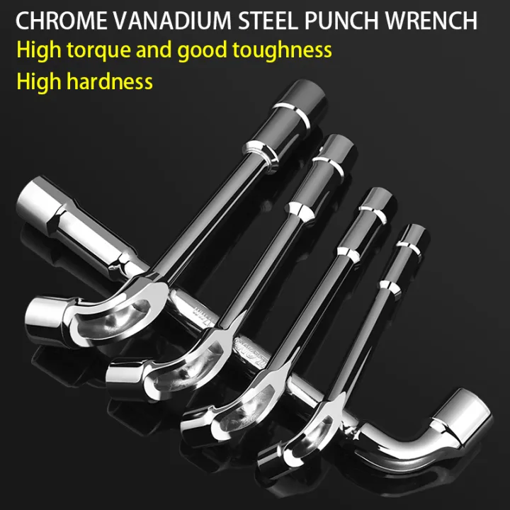 L-type socket wrench 7-character pipe-type socket wrench double-ended ...