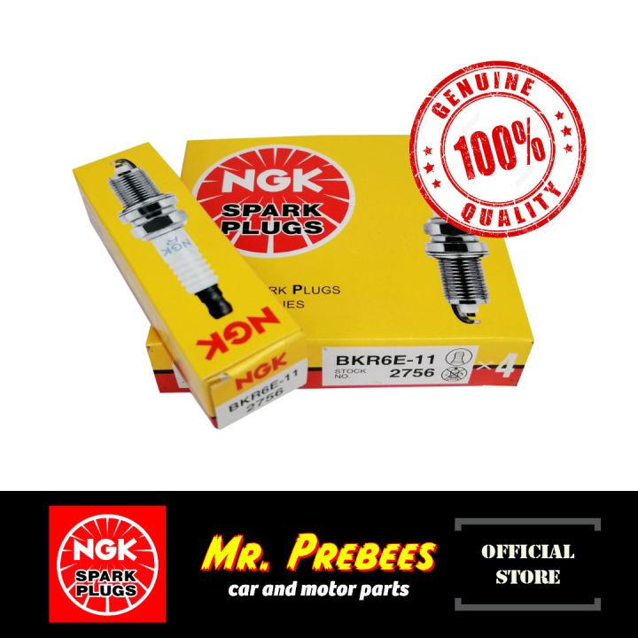 NGK SPARK PLUG FOR HONDA CITY/ CIVIC/ BRIO (BKR6E-11 2756) | Lazada PH
