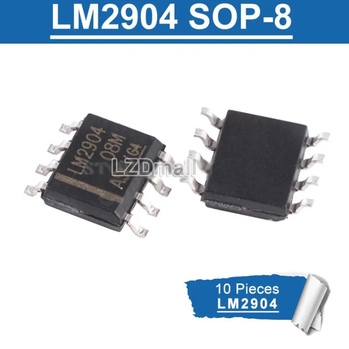 10ชิ้น LM2904 SOP-8 LM2904DR SOP8 LM2904D SOP SMD วงจรขยายการทำงานคู่ใหม่เดิม | Lazada.co.th